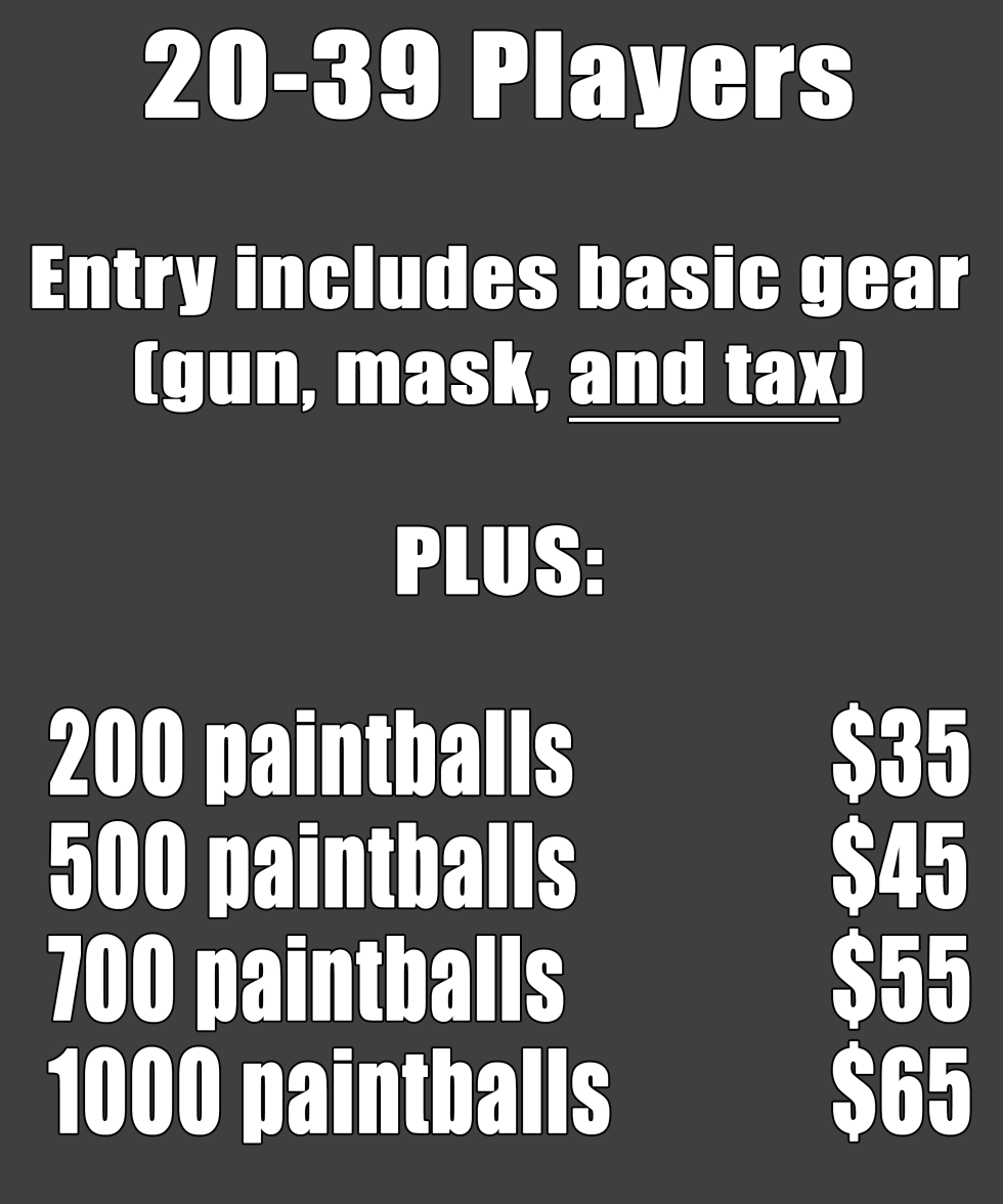 Pricing | O.F.F. Limits Paintball